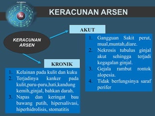 TOKSIKOLOGI ARSEN | PPTX