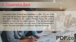 TOP-10 Biggest Banks in Kenya | PPTX