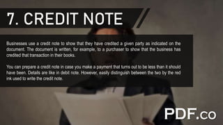 TOP-10 Important Documents in Accounting | PPTX