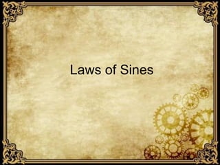 PPT Topic 1-Law of Sines.ppt with formulas | PPT