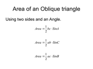 PPT Topic 1-Law of Sines.ppt with formulas | PPT