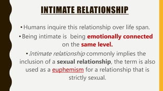 Nature and Role of Relationship | PPTX