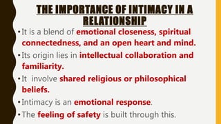 Nature and Role of Relationship | PPTX