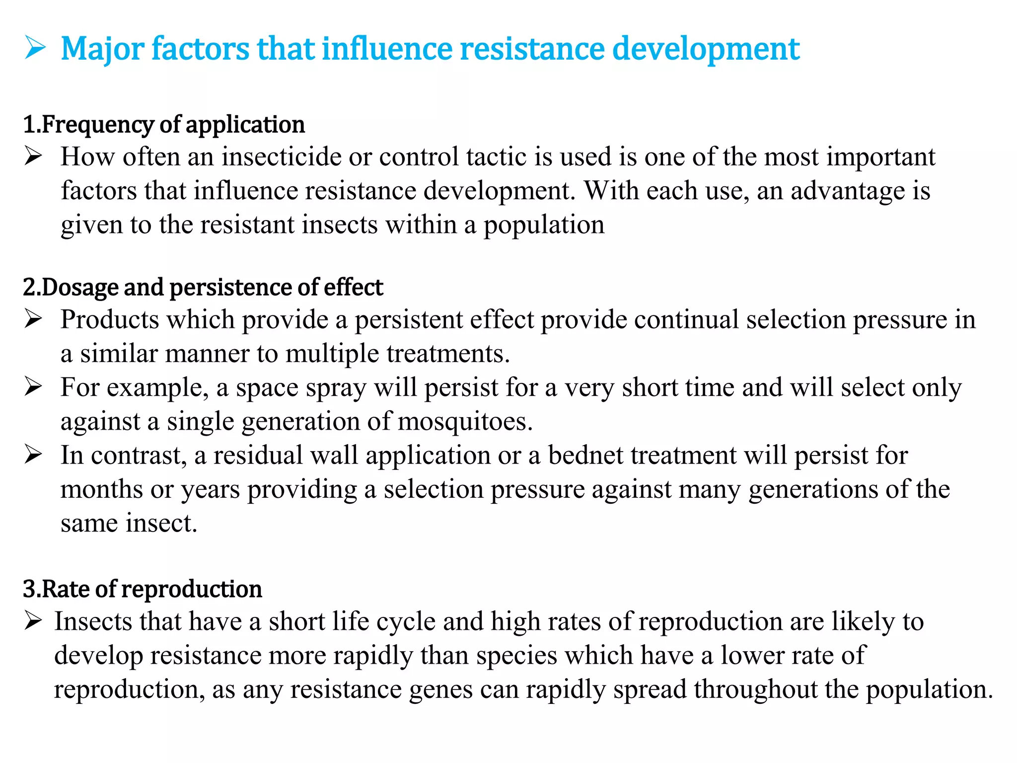 pest resistance to insecticides | PPTX