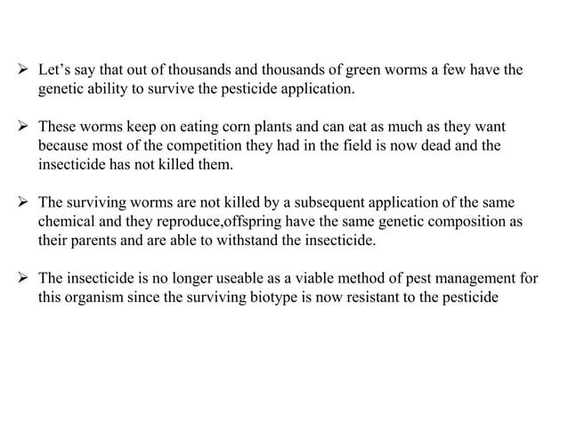 pest resistance to insecticides | PPTX | Gardening | Home & Garden