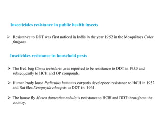 pest resistance to insecticides | PPTX