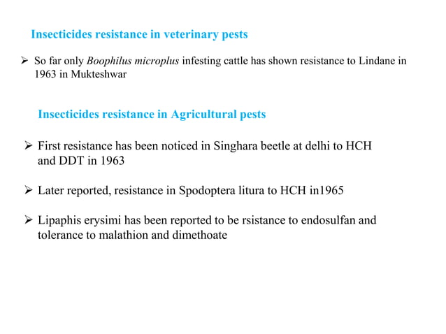 pest resistance to insecticides | PPTX | Gardening | Home & Garden