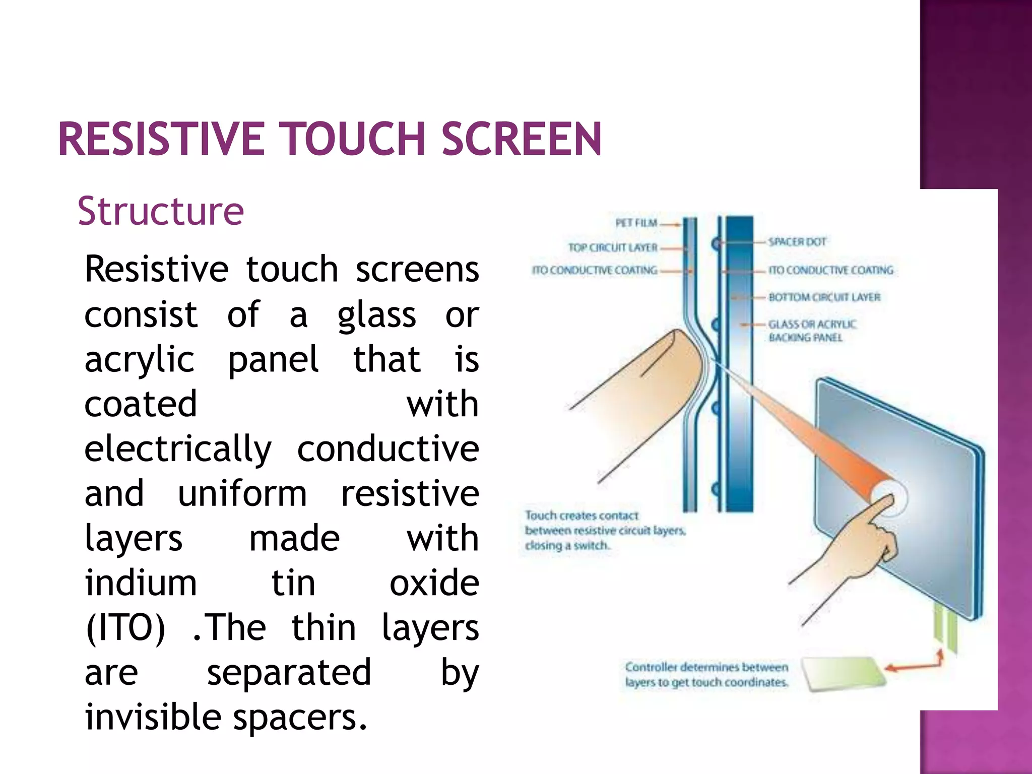 Ppt Touch Screen Sensor12 | PPTX | Operating Systems | Computer ...