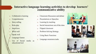 PPT Toward developing an Interactive Language Pedagogy for.pptx