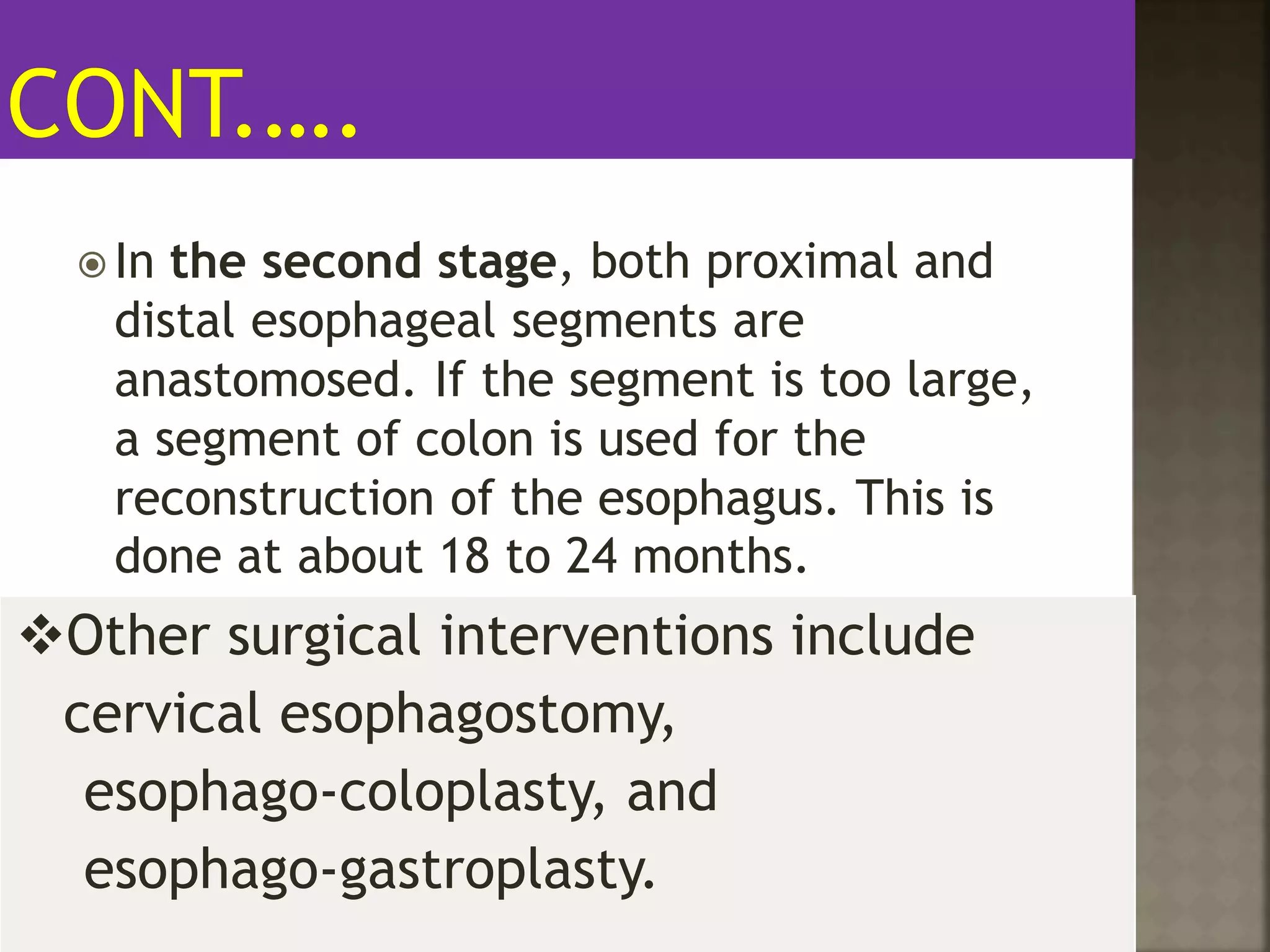 Ppt tracheo esophageal atresia | PPTX