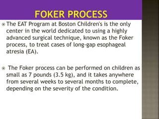 Ppt tracheo esophageal atresia | PPTX
