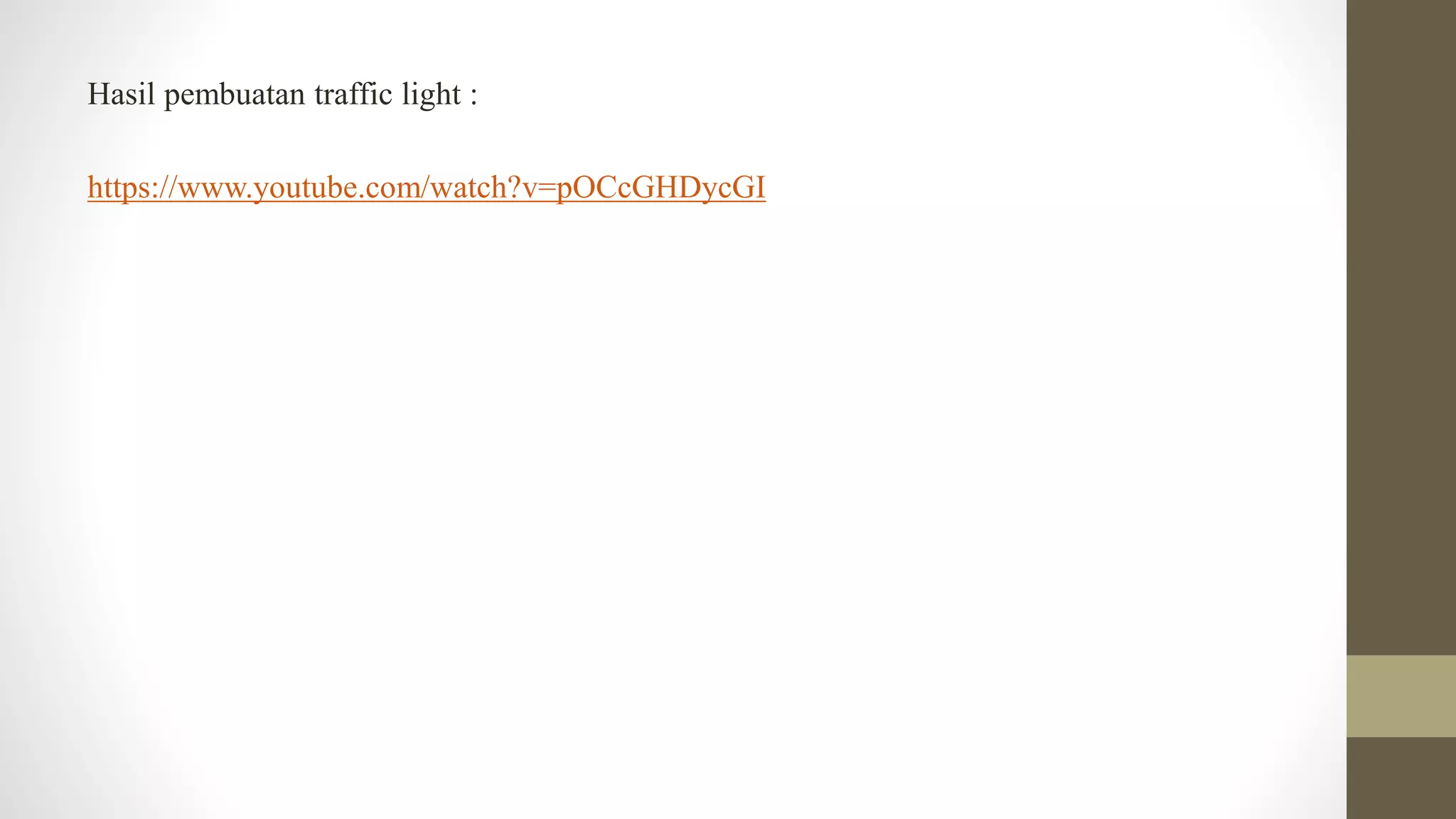 Traffic Light Berbasis ATmega16 | PPT