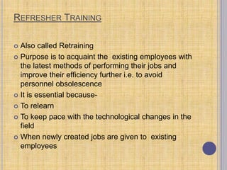 Training & its types | PPTX