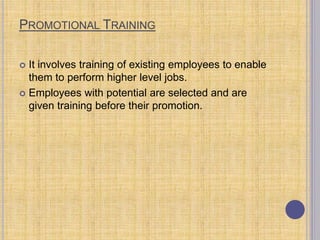 Training & its types | PPTX