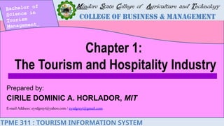 PowerPoint Presentation for Tourism Students | PPTX