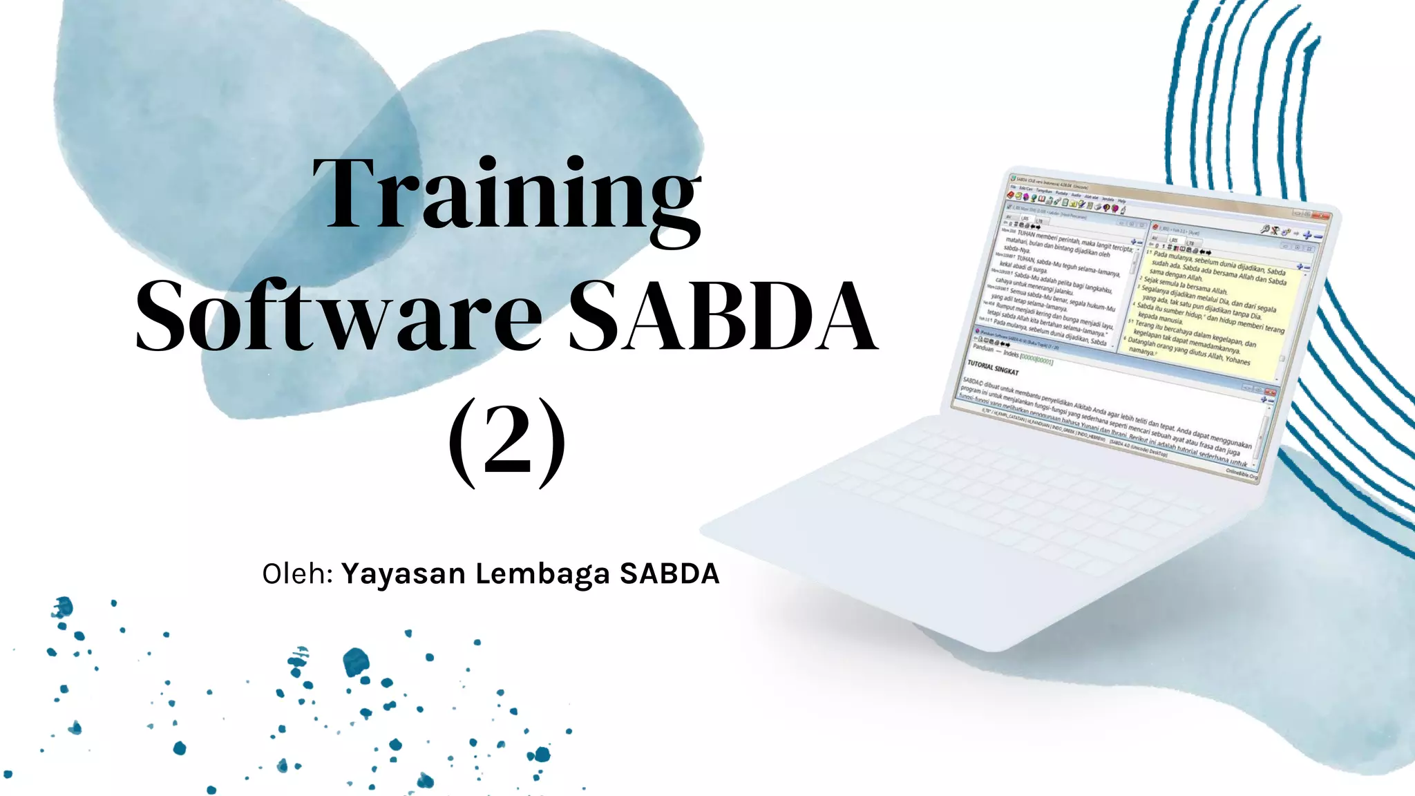 Training Software SABDA | PDF