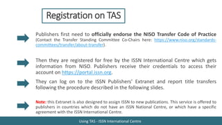 TAS Guidelines for publishers | PPT
