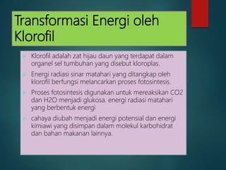 Ppt transformasi energi | PPTX