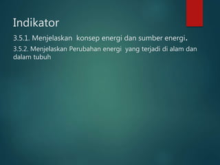Ppt transformasi energi | PPTX