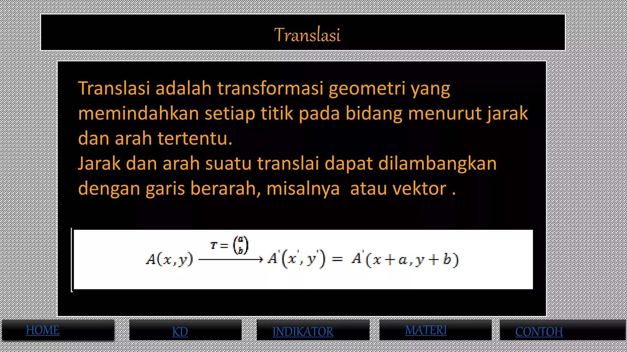Ppt transformasi geometri | PPTX