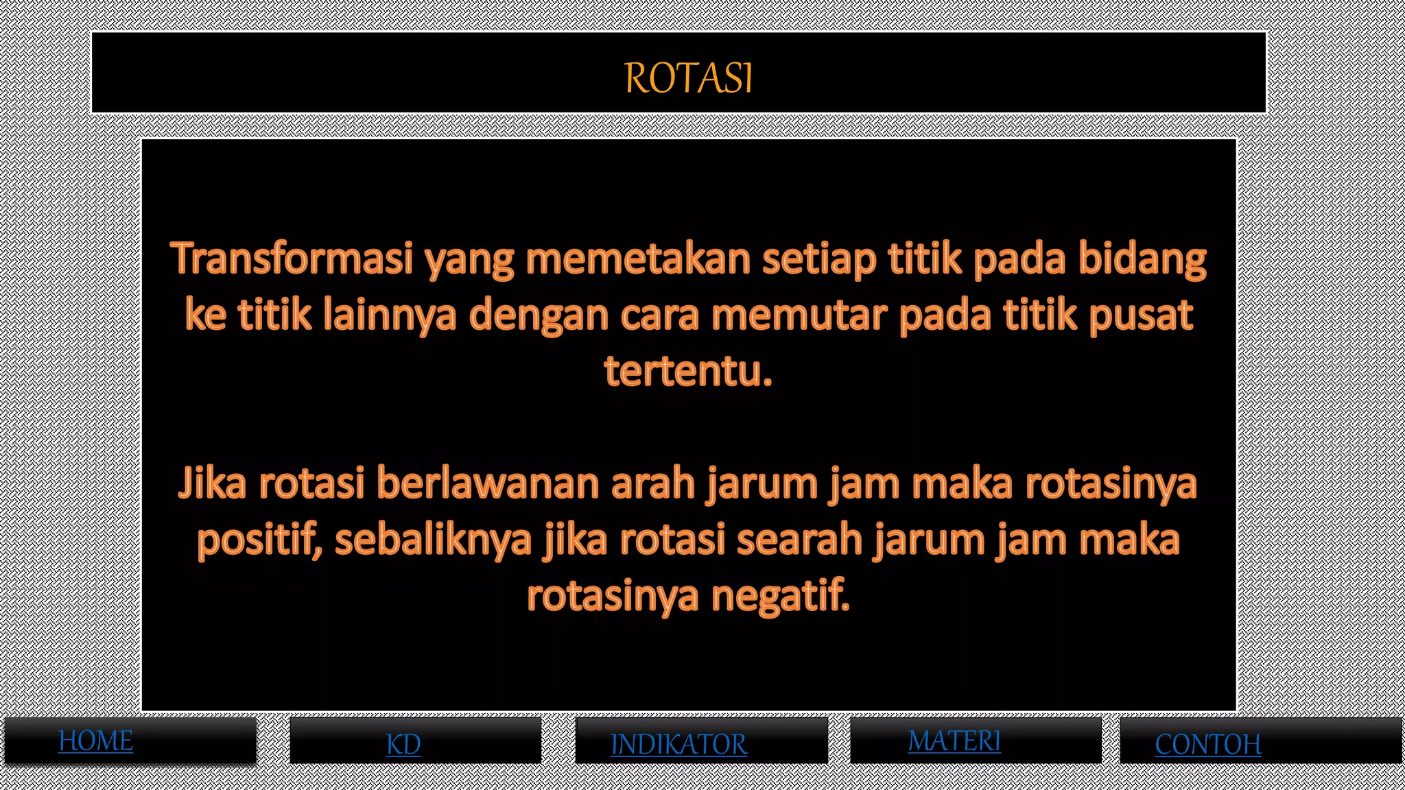 Ppt transformasi geometri | PPTX