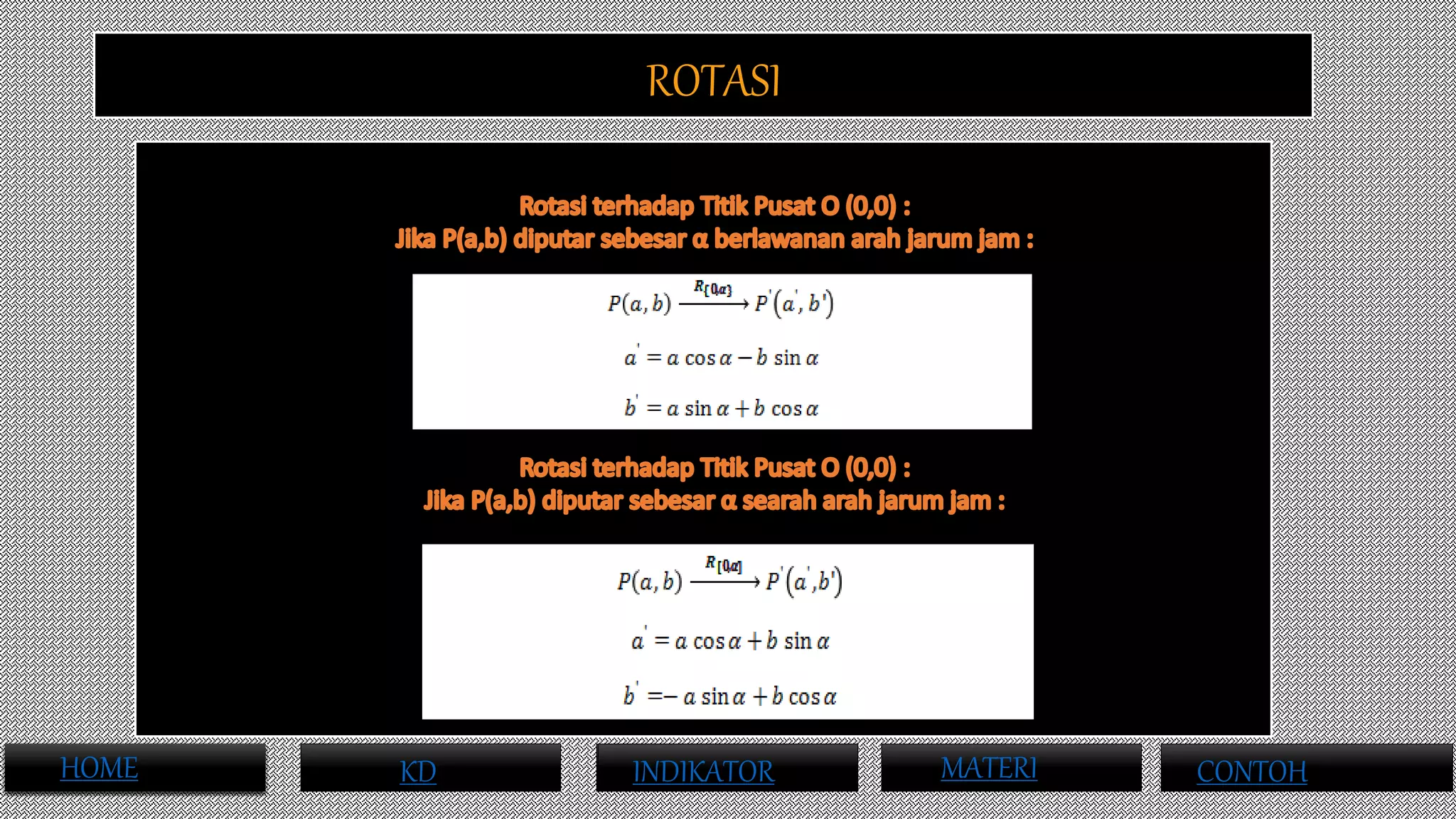 Ppt transformasi geometri | PPTX