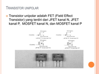Ppt transistor | PPTX
