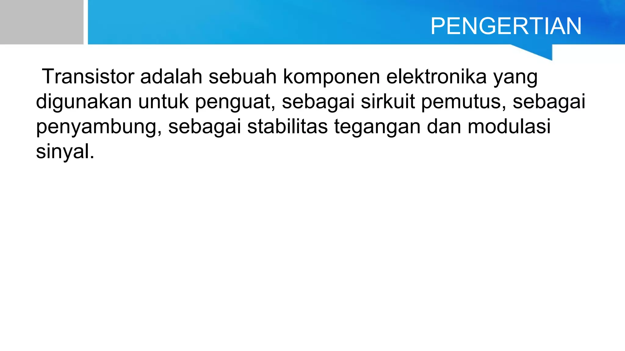Transistor PNP | PPT