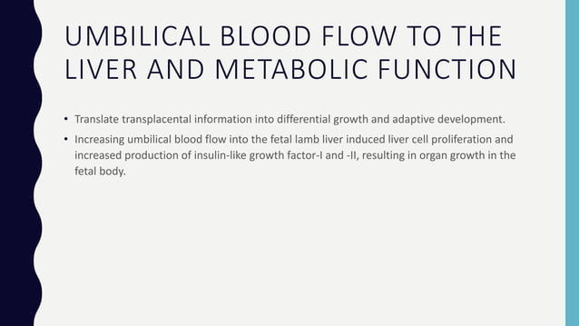 physiology of transition circulation | PPTX | Pregnancy | Reproductive ...