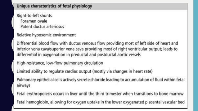 physiology of transition circulation | PPTX | Pregnancy | Reproductive ...