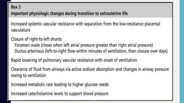 physiology of transition circulation | PPTX | Pregnancy | Reproductive ...