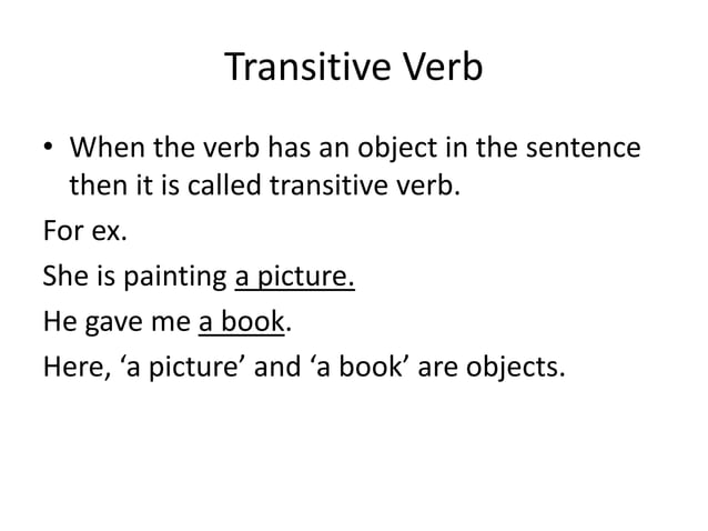 Ppt transitive and intransitive verb | PPT