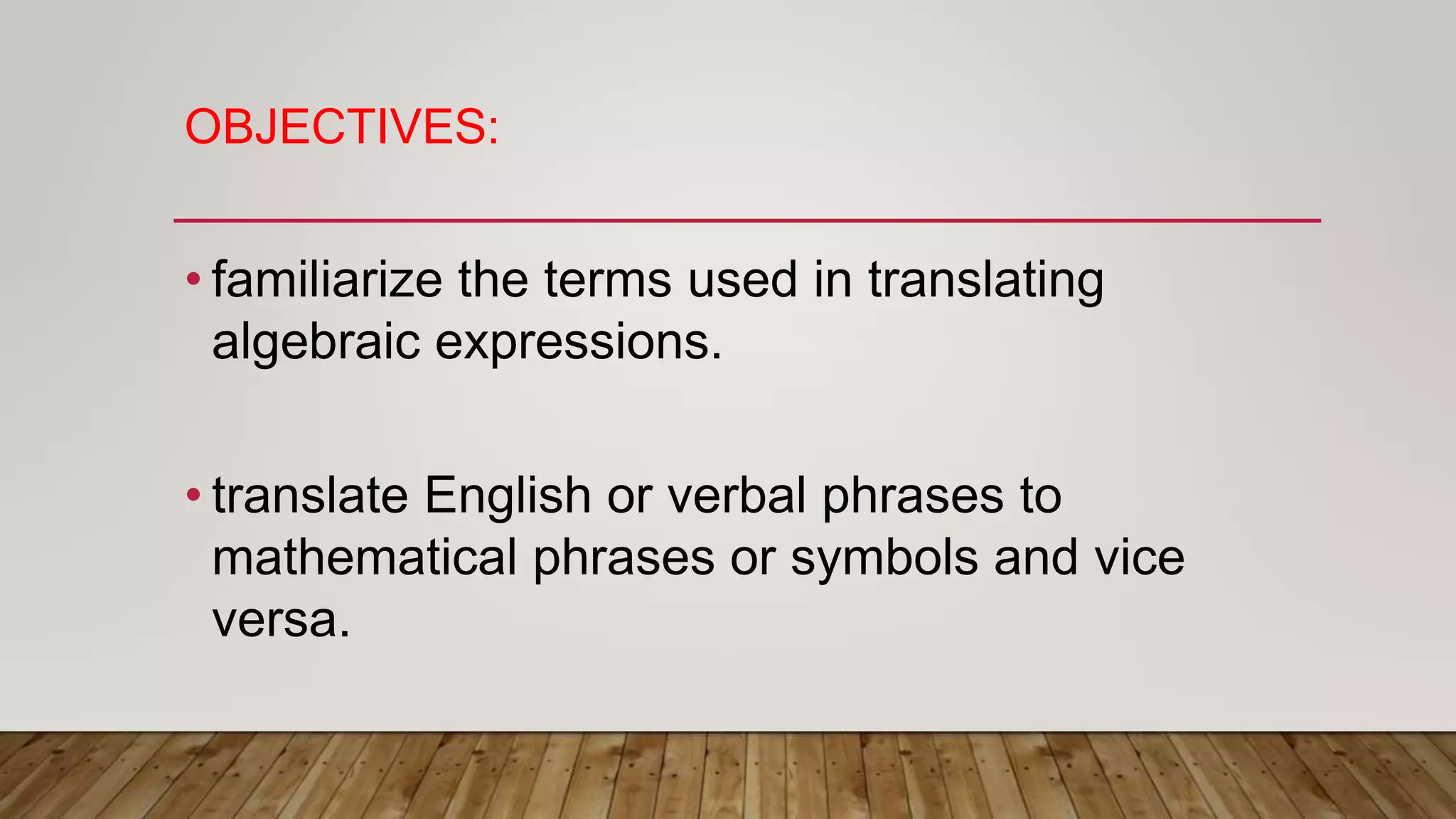 Ppt Translating Verbal Phrasespptx