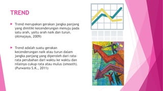 Slide PPT Trend dan Variasi Musim forecasting | PPT
