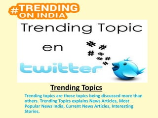 trending on india | PPTX