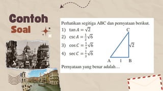 Presentasi ppt trigonometri kelas 10 kurikulum Merdeka | PDF
