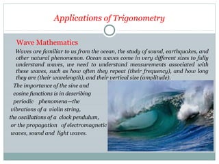 trigonometry and applications | PPT