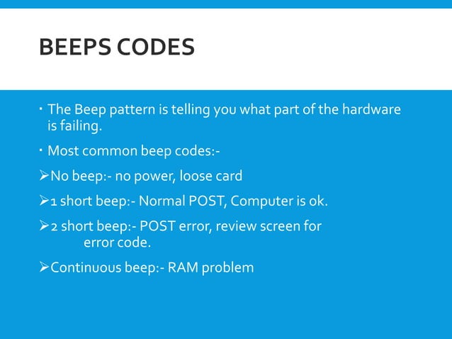 Troubleshooting methods of computer peripherals | PPTX