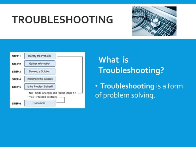 Troubleshooting methods of computer peripherals | PPTX