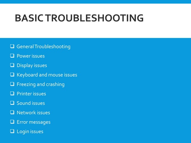 Troubleshooting methods of computer peripherals | PPTX
