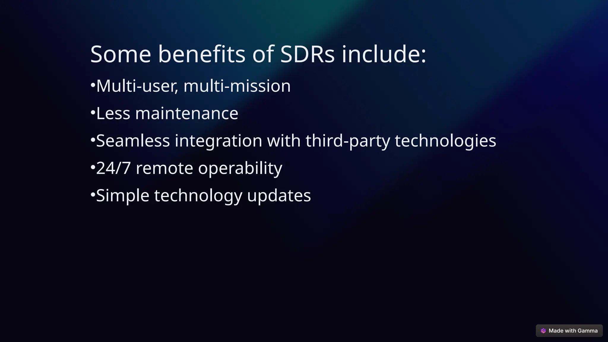 SOFTWARE DEFINED RADIO.Definition,hardware,software and applications | PPTX