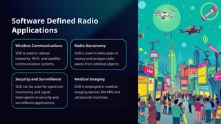 SOFTWARE DEFINED RADIO.DEFINITION,APPLICATIONS | PPTX