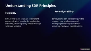 SOFTWARE DEFINED RADIO.DEFINITION,APPLICATIONS | PPTX