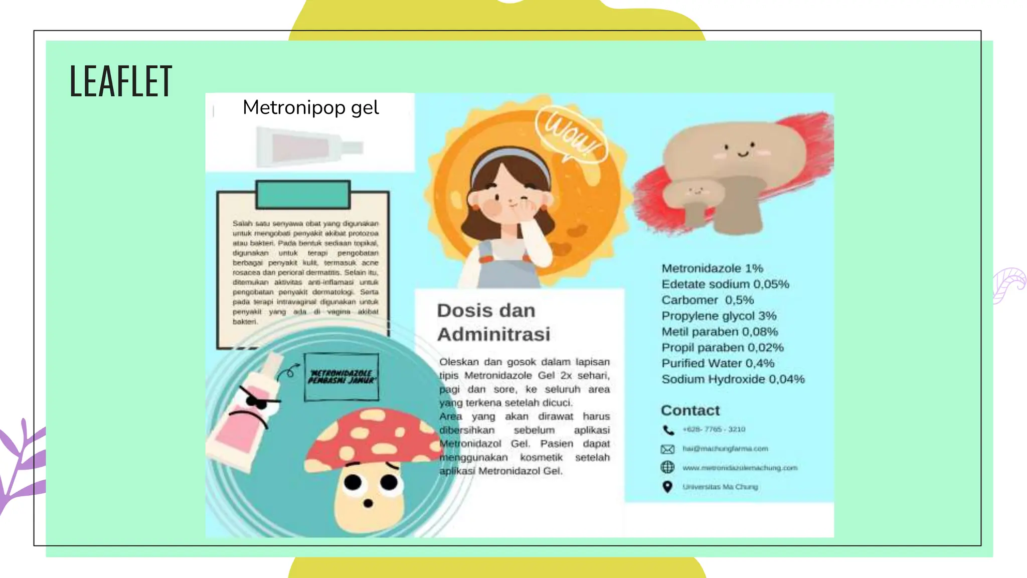 PPT TSF CAIR DAN SEMISOLID GEL METRONIDAZOLE.pptx