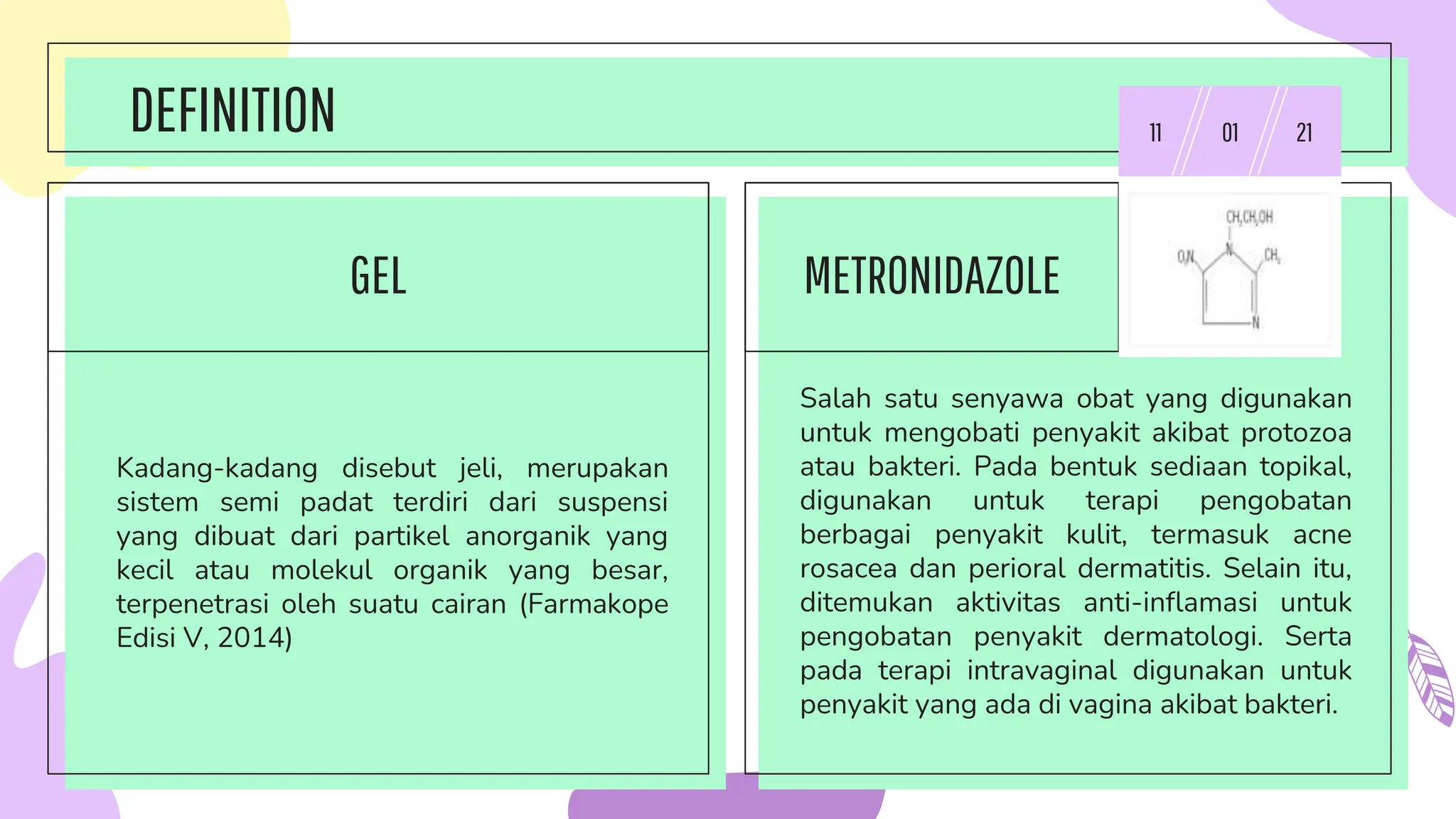 PPT TSF CAIR DAN SEMISOLID GEL METRONIDAZOLE.pptx