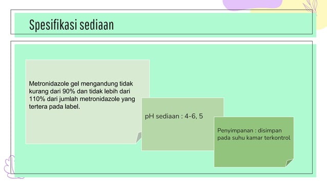 PPT TSF CAIR DAN SEMISOLID GEL METRONIDAZOLE.pptx