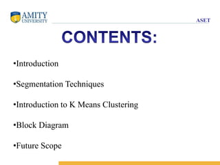 Cardiac Image Analysis based on K Means Clustering | PPT