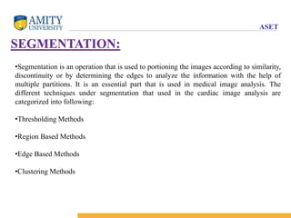 Cardiac Image Analysis based on K Means Clustering | PPT