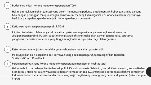 Ppt ttm3 kelompok 2 materi tqm | PPTX
