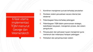 Ppt ttm3 kelompok 2 materi tqm | PPTX
